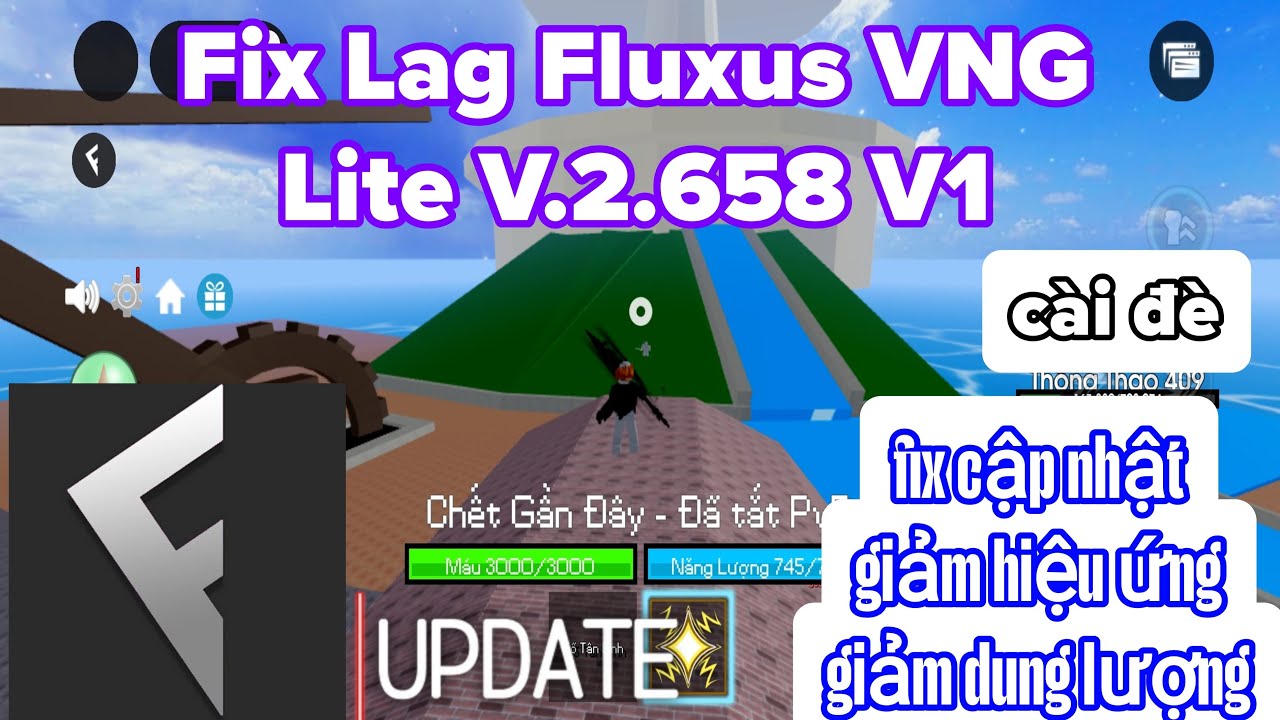 Fix lag roblox/ Fluxus VNG Lite V.2.658 V1 mới nhất giảm lag giảm hiệu ...