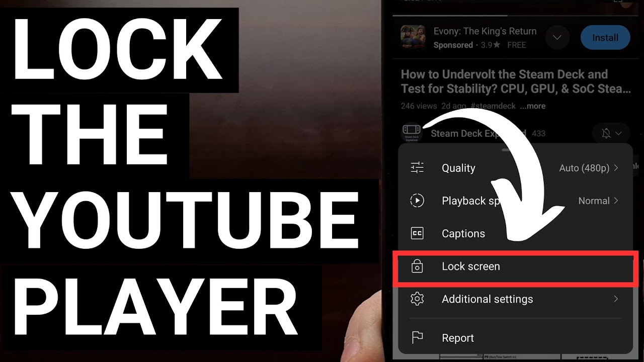 How to Lock the Controls in the YouTube App to Prevent Accidental Taps ...