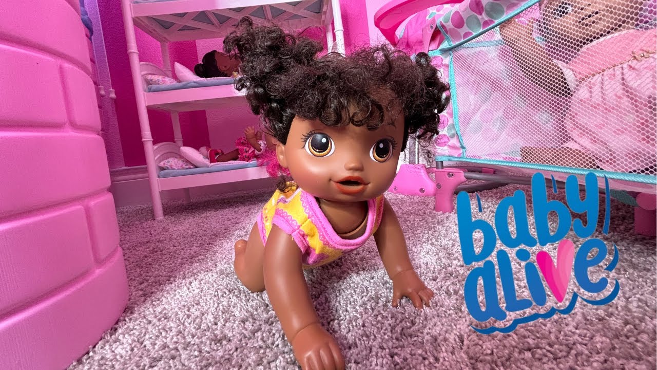 Baby Alive Crawling Doll Play At The Park With Dream | Dream Dior’s ...