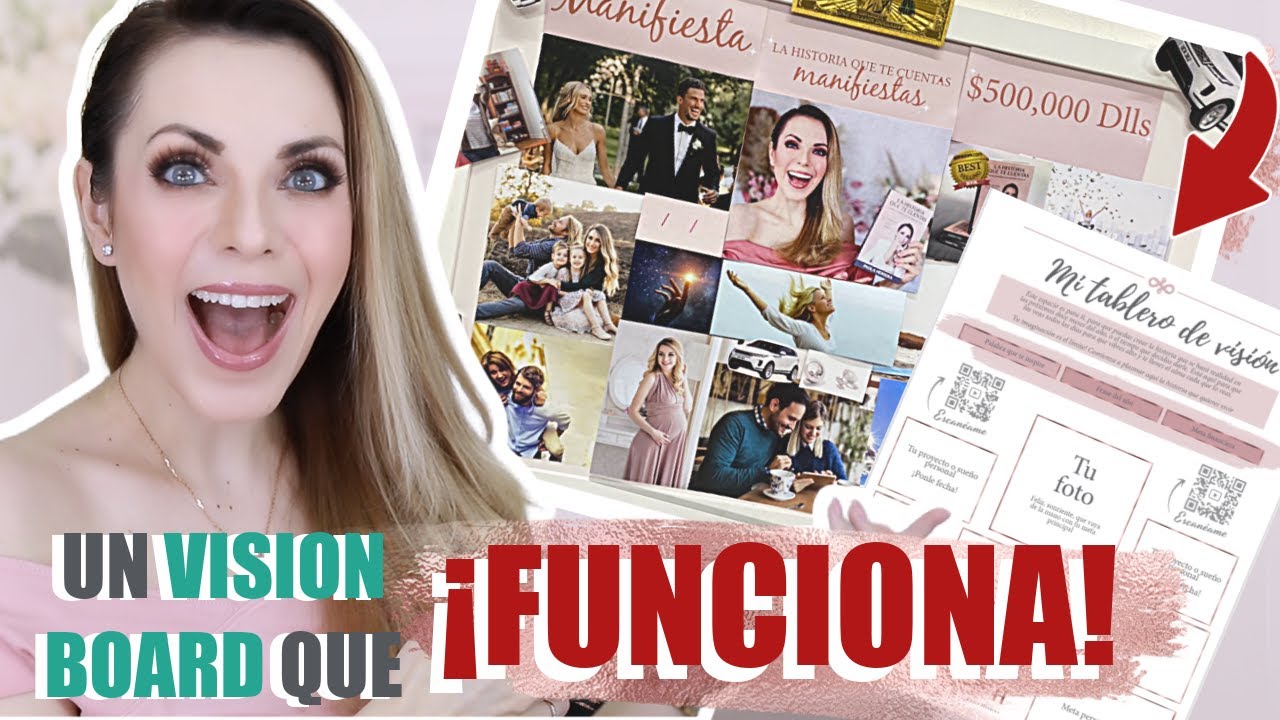 ¿CÓMO HACER UN VISION BOARD QUE FUNCIONE! CON PLANTILLA GRATIS! # ...