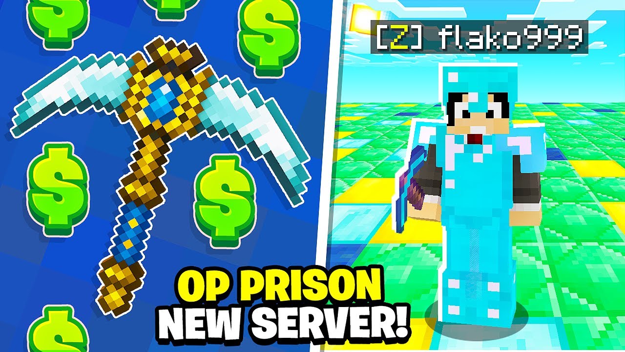 BRAND *NEW* MINECRAFT OP PRISON SERVER 2022! | Minecraft OP Prison | 1. ...