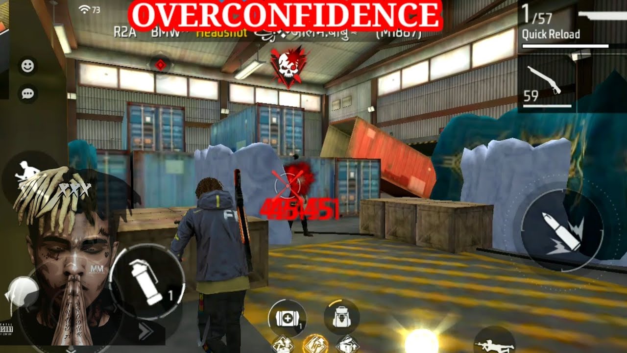 FULL OVERCONFIDENCE FF | | XXXTENTACION SONG FREE FIRE MAX OP GAMEPLAY - YouTube