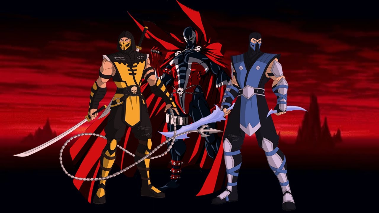 Spawn,Scorpion and Subzero MVCI Ikemen Tag - YouTube
