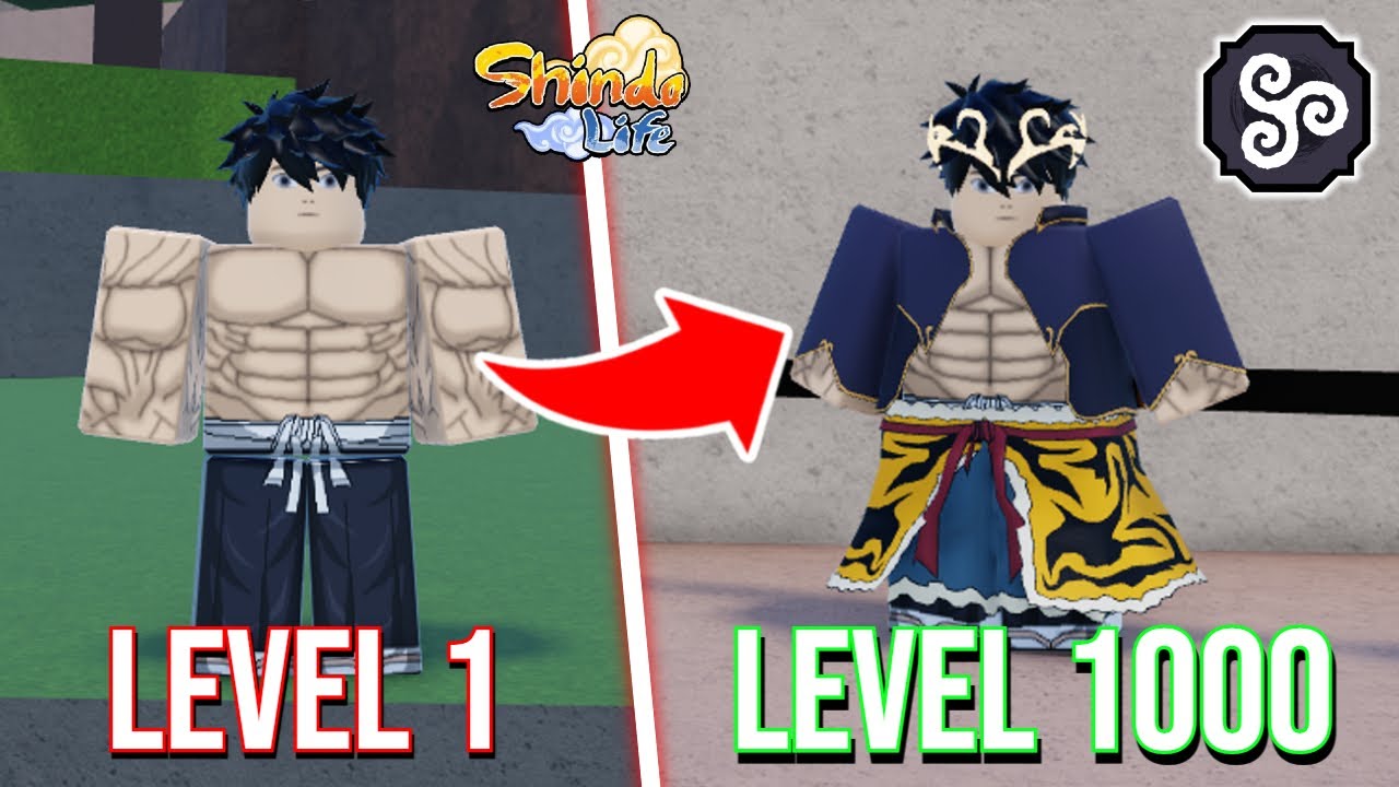 Shindo Life: Noob to Max Level Using Tetsuo-Kaijin Level |Level 1-1000 ...