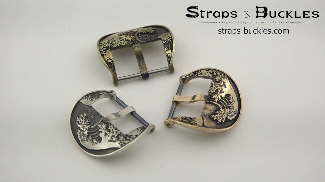 Watch buckle "WAVE" 22 мм. - YouTube