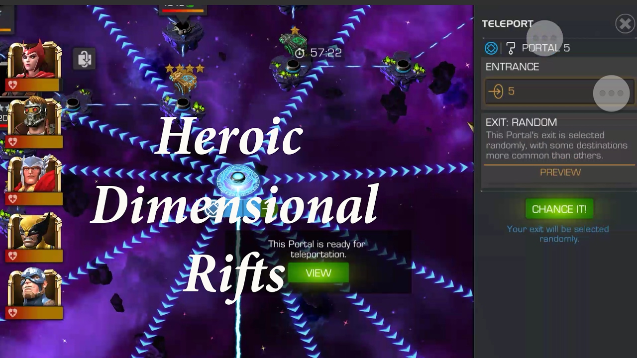 Heroic Dimensional Rift | Marvel Contest Of Champions - YouTube