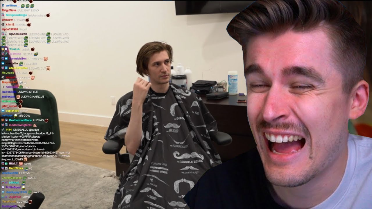 xqc ludwig haircut - YouTube