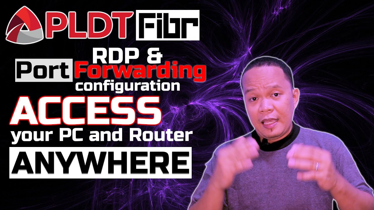 PLDT Home Fibr RDP and Port forwarding configuration access your PC and ...