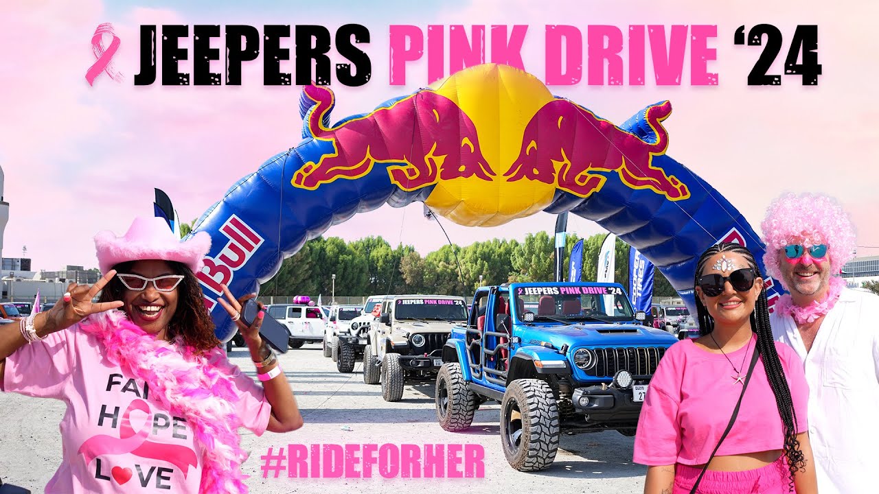 Jeepers Pink Drive 2024 Breast Cancer Awareness Event - YouTube