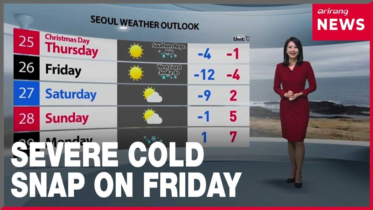[Weather] Severe cold snap ahead for Christmas holiday - YouTube