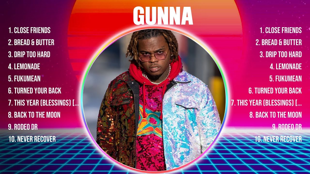 Gunna Top Of The Music Hits 2024 - Most Popular Hits Playlist - YouTube
