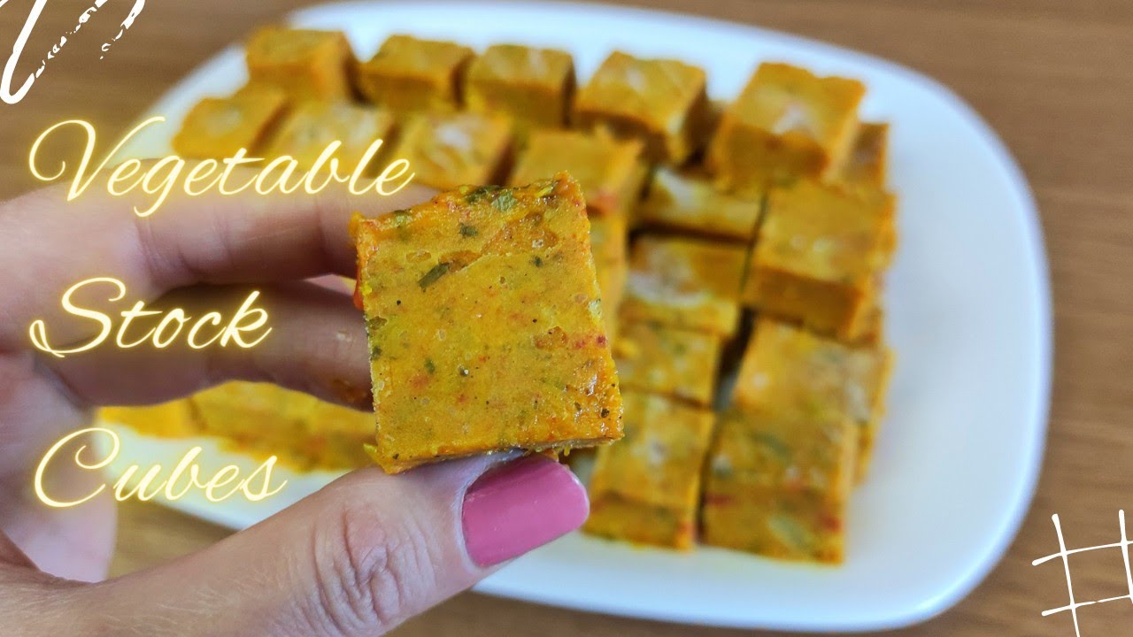 🚫 No Chemicals Vegetable Stock Cubes || Kuba Vegete Pa Kimikate - YouTube