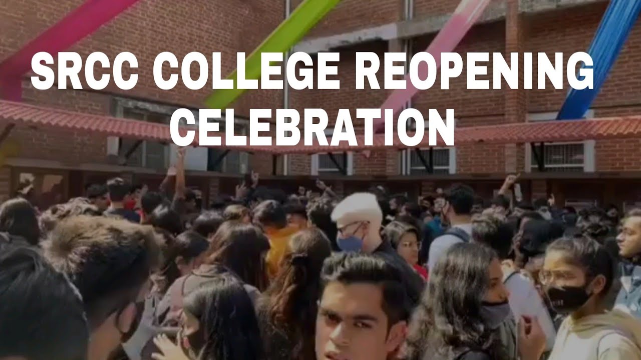 SRCC college reopening celebration |SRCC college | Shri Ram College of ...