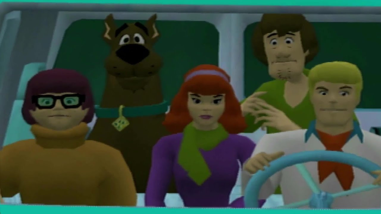 Investigating a Haunted Mansion in the Scooby-Doo PS2 Game - YouTube