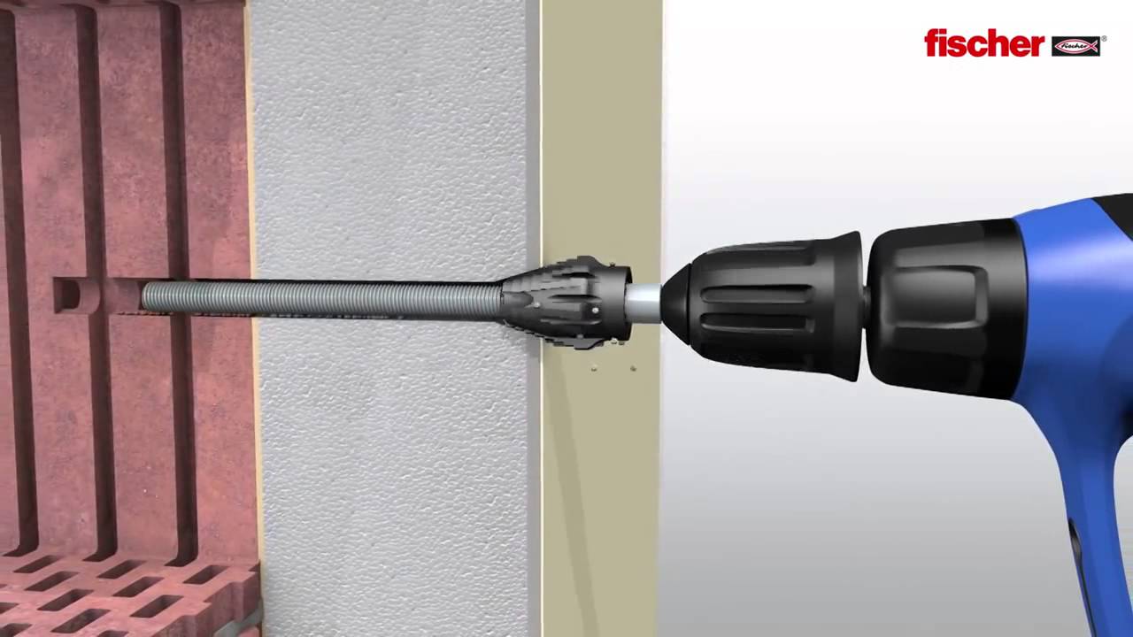 Fischer fixing to facades - YouTube