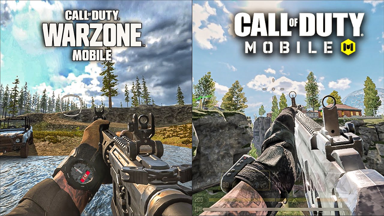 Call of Duty Warzone Mobile VS Call of :Duty Mobile Comparison - YouTube