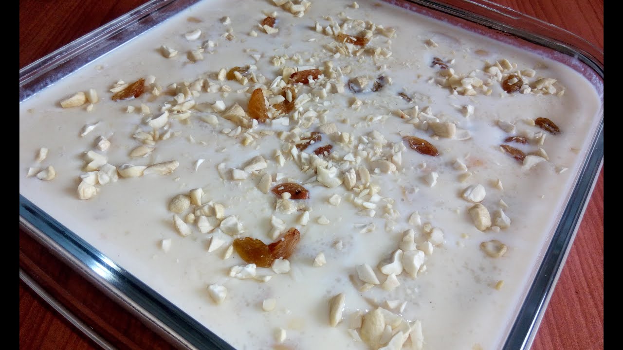 How to Prepare Phirni Recipe | Indian Dessert Recipe | Rice and Milk ...