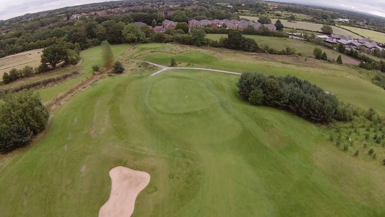 Hart Common Golf Club - Hole 4 Flyover - YouTube