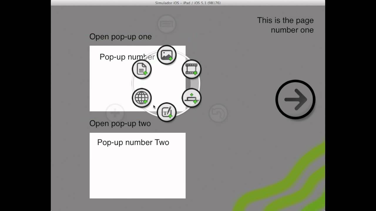 Create two pop-ups - YouTube