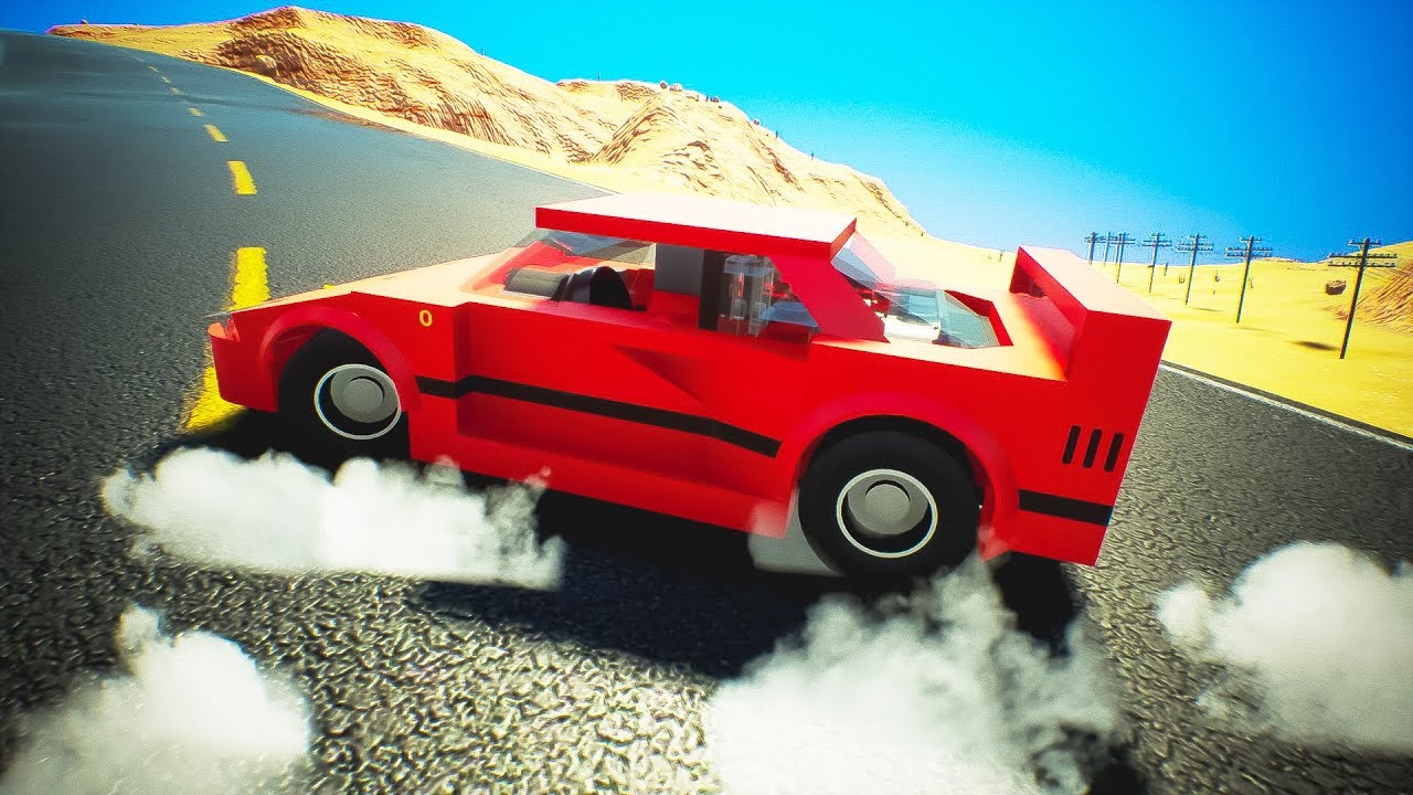 Loss Control Lego Car Crashes | Brick Rigs - YouTube