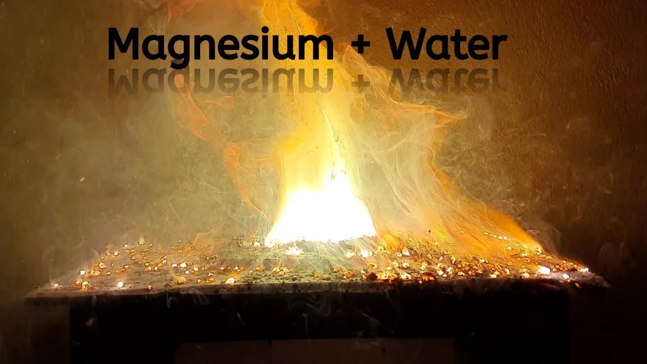 How Magnesium metal Turning React With Water ? - YouTube