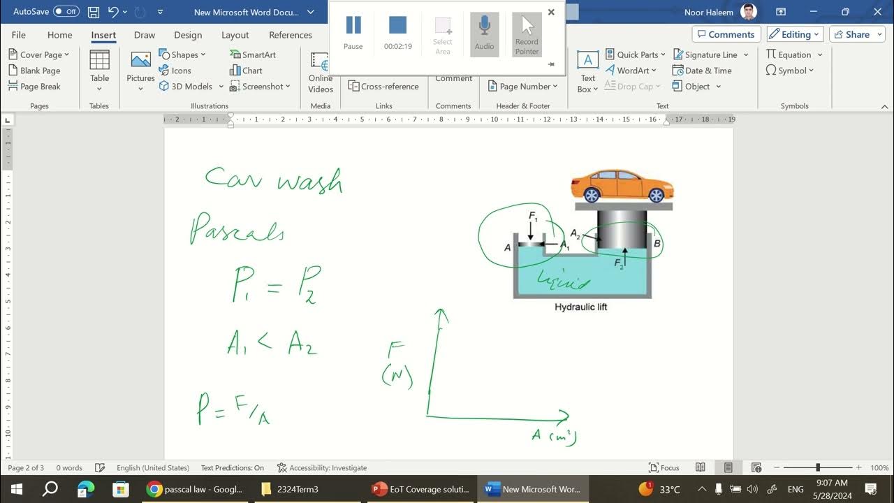 Pascal's principle applications - YouTube