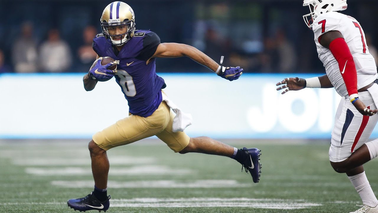 Highlights: Washington football's Dante Pettis ties pair of NCAA punt ...