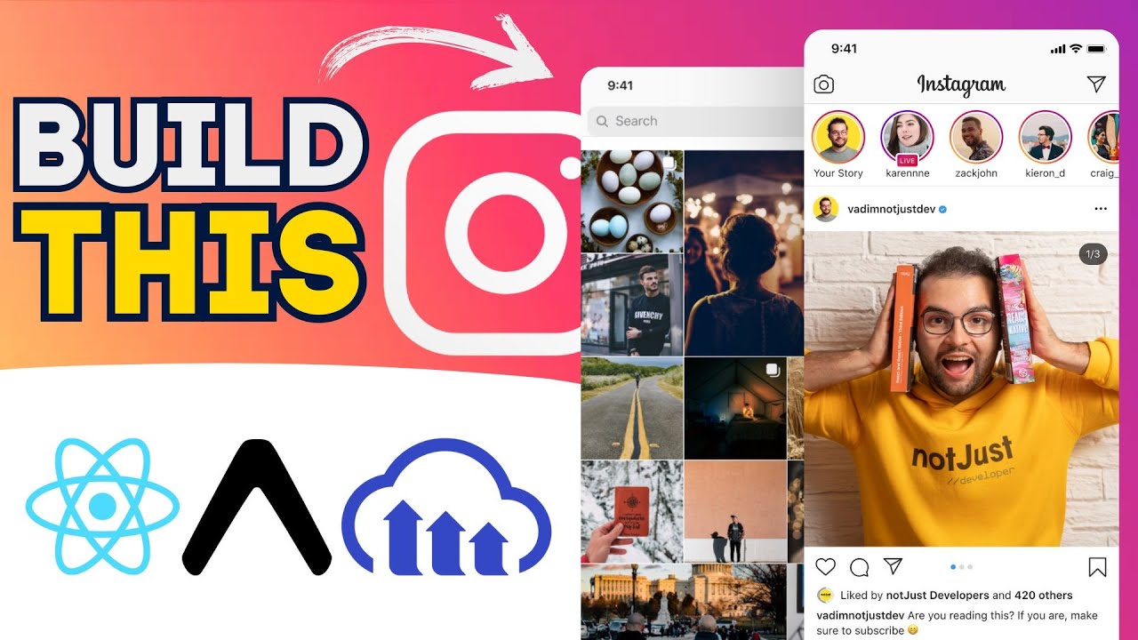 Building An Instagram Clone With React Native And Cloudinary Youtube