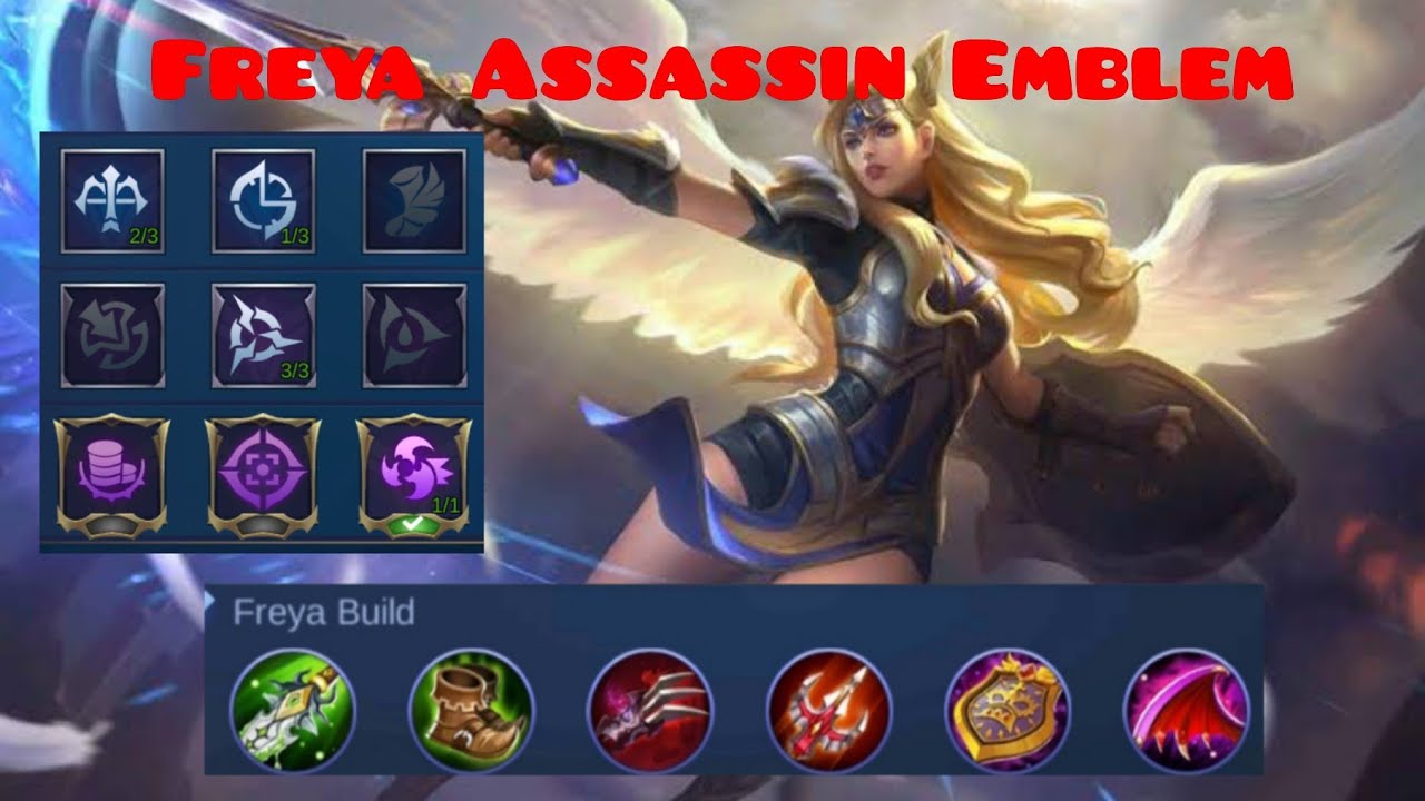 Freya Assassin Emblem and Best build 2020 | Tip& Guide - YouTube