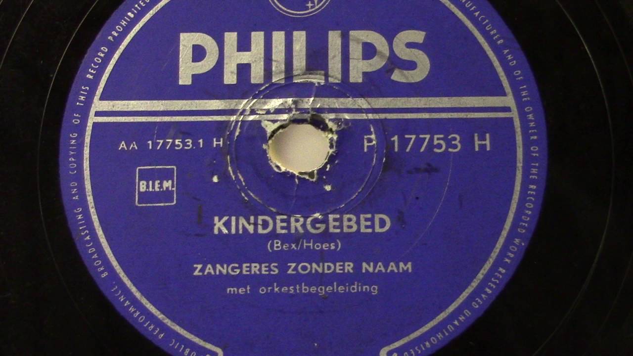 De Zangeres zonder naam: Kindergebed. (ca 1956). - YouTube