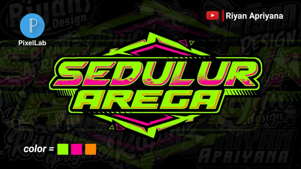 CARA MEMBUAT LOGO RACING KEREN DI PIXELLAB | SEDULUR AREGA - YouTube