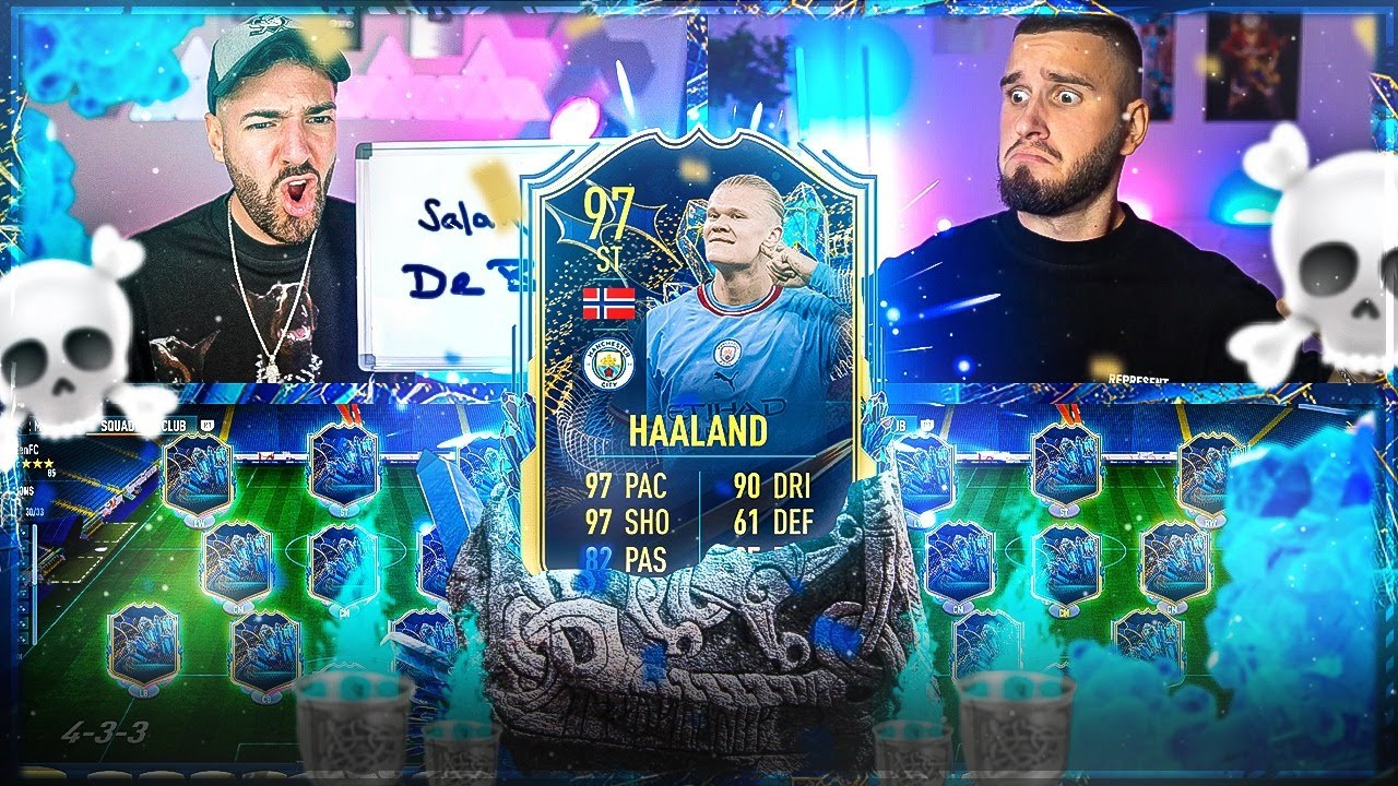 FIFA 23: HAALAND TOTS SQUAD BUILDER BATTLE 🔥🔥 IamTabak vs Wakez ...