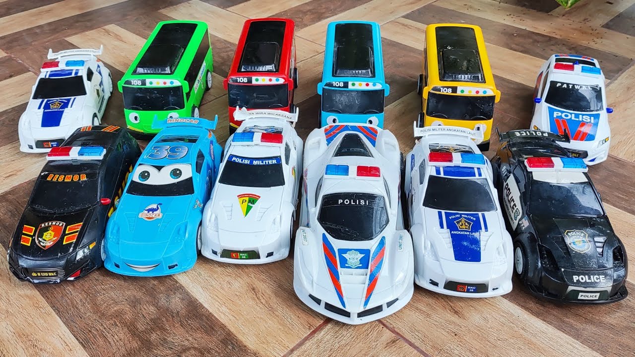 Bermain Mobil Mobilan,obil Polisi, Tayo, Mobil Balap, Mobil Patroli ...