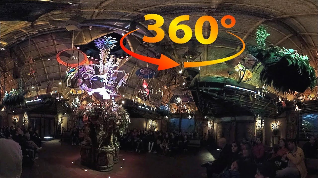 360º / VR 4K Enchanted Tiki Room w/ Spatial Audio at Magic Kingdom ...
