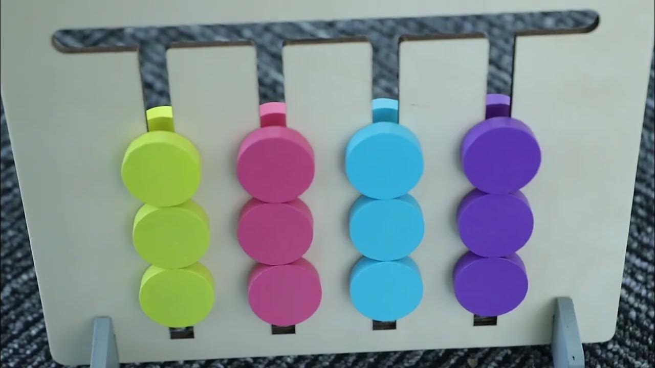 Wood Toys For Kids Educational Wooden Number Counting Colors Early ...