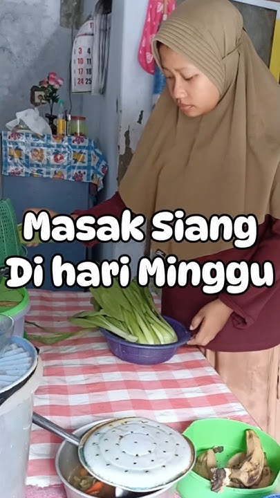 Daily Mini Vlog masak siang di hari minggu #minivlog #keseharian #iburumahtangga #masak #fyp ...