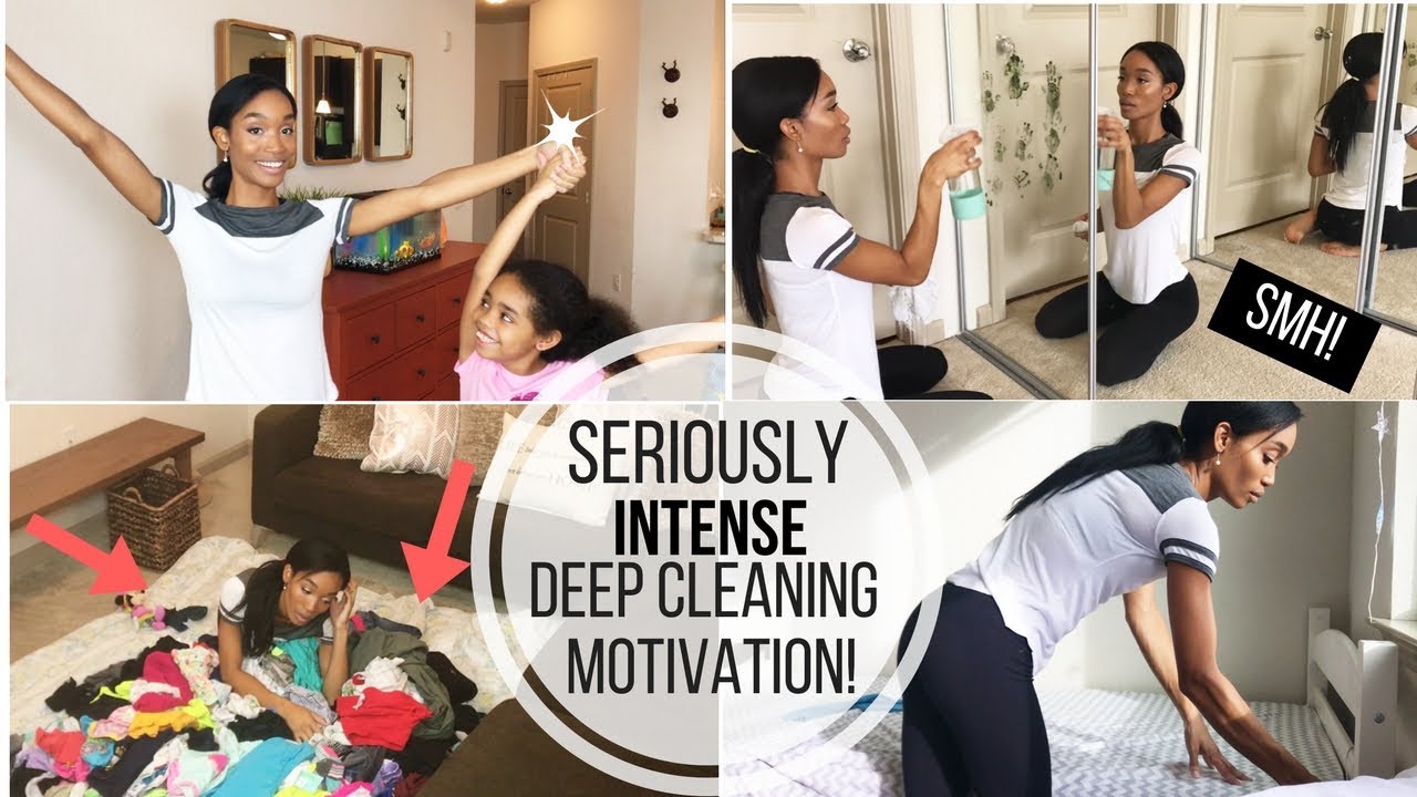 SERIOUSLY INTENSE DEEP CLEANING MOTIVATION!! REAL LIFE CLEANING ...