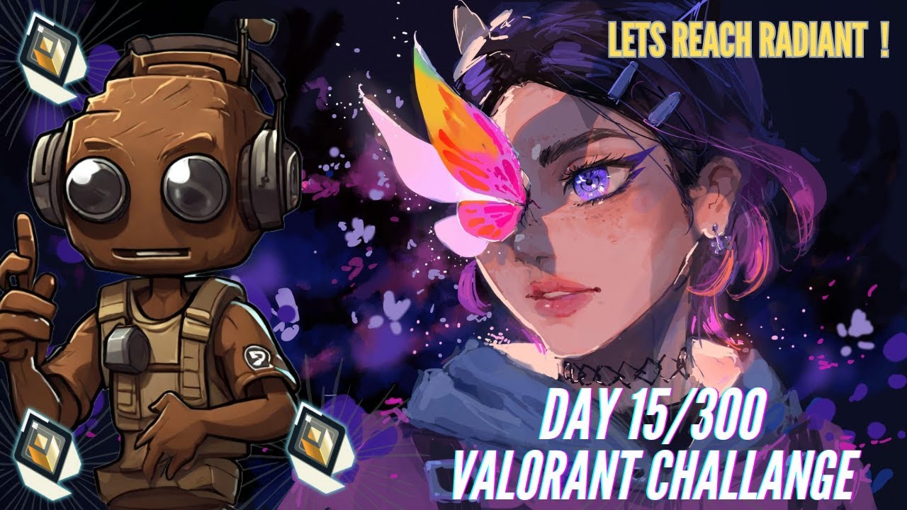 ROAD to RADIANT on Day 15 in Valorant! / #valorant #grind #gaming - YouTube