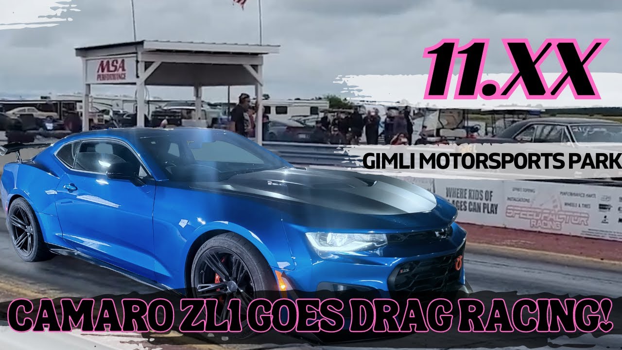 I Took The Camaro ZL1 1LE To The Drag Strip! - YouTube