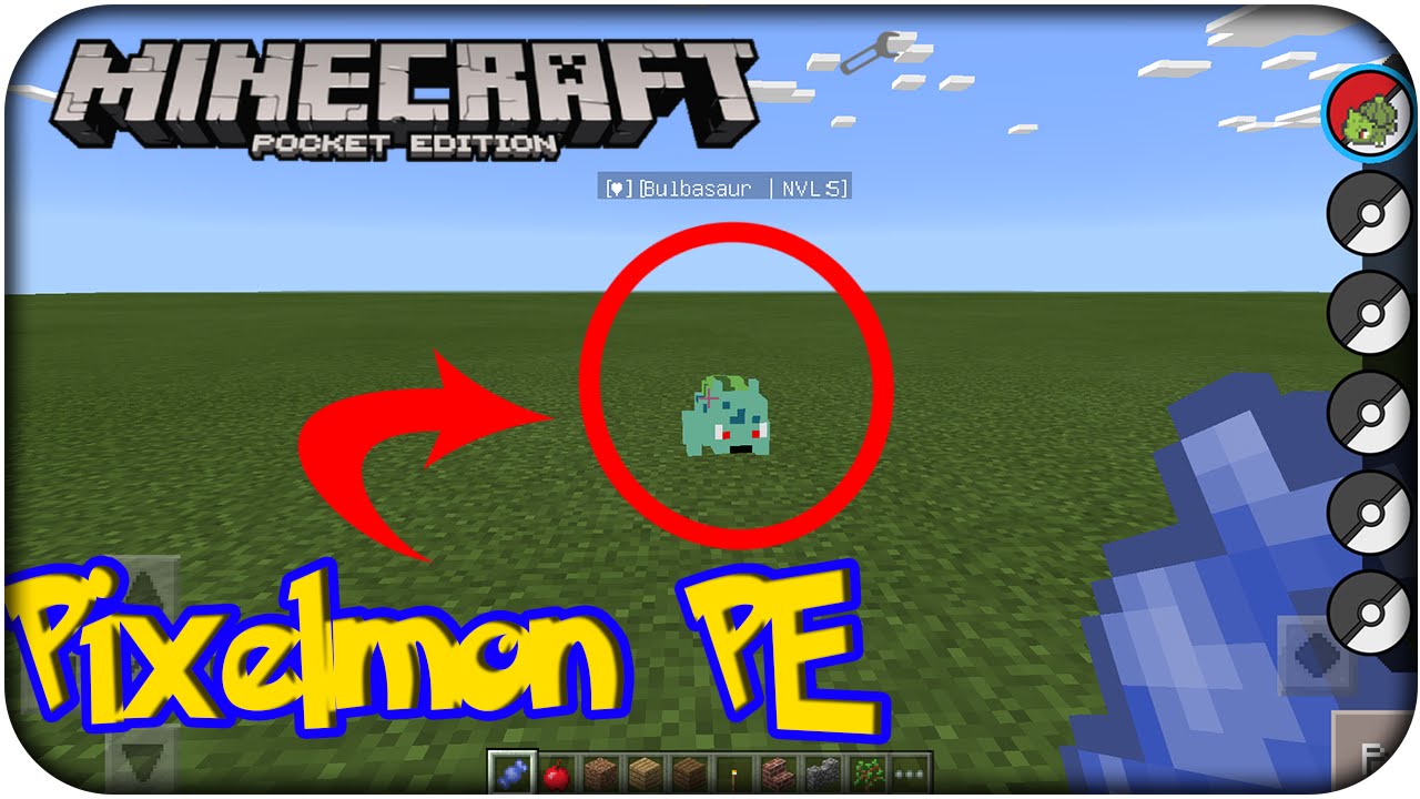 test Pixelmon PE in MInecraft PE(Pocket Edition) 0.15.1+ @XScripter0 ...