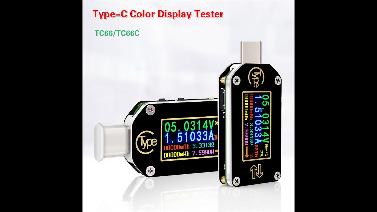 Type-C PD trigger USB-C Voltmeter ammeter voltage 2 way multimeter PD ...