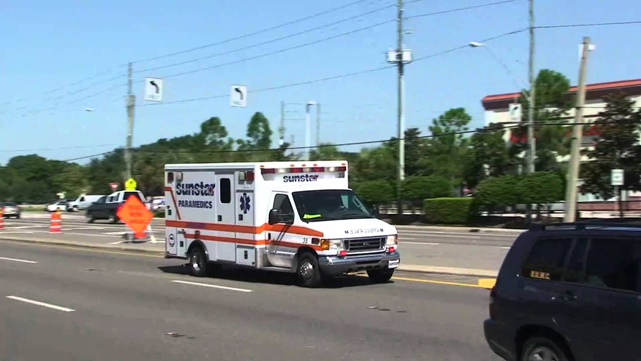 SUNSTAR PARAMEDICS GOING ON A CALL IN FLORIDA. IN SONY HD - YouTube