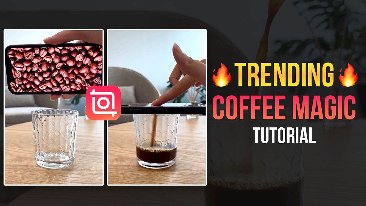 ☕Reels Trending Coffee Magic Effect Video Tutorial🔥| InShot Coffee ...
