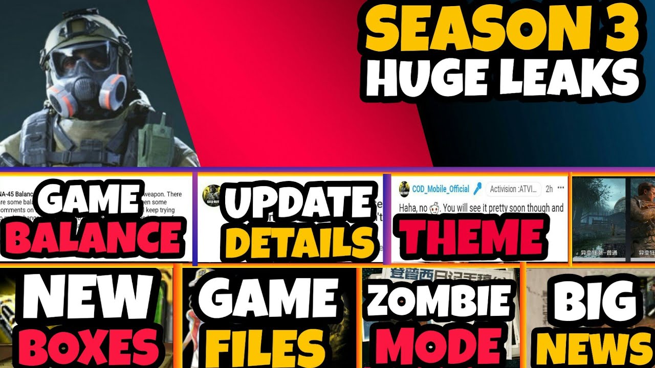 *NEW* SEASON 3 (S16) CODM HUGE LEAKS | UPDATE DETAILS | NEW BOXES ...