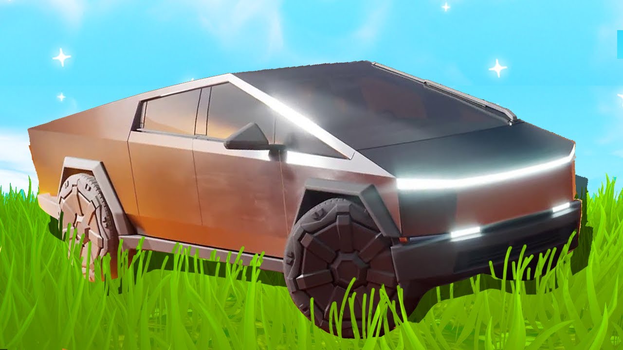 how to get cybertruck in fortnite - YouTube