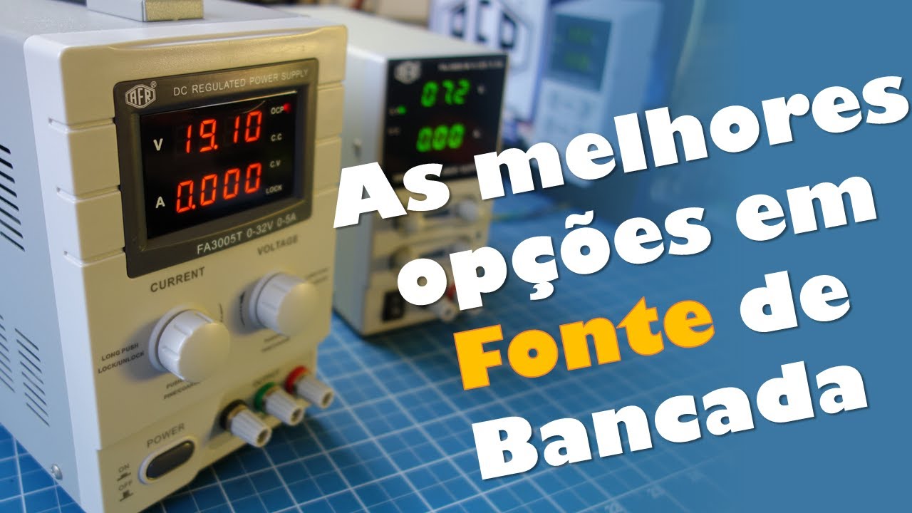 Fontes de bancada - Sem dúvida excelentes opções - AFR - YouTube