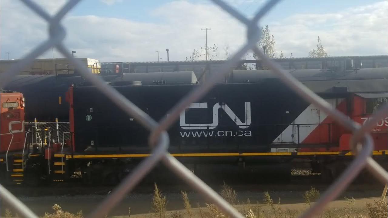 CN L551 EMD GP9RM 4138 & GP38-2 7509 are ready to do some Yard work at the Aldershot Yard ...