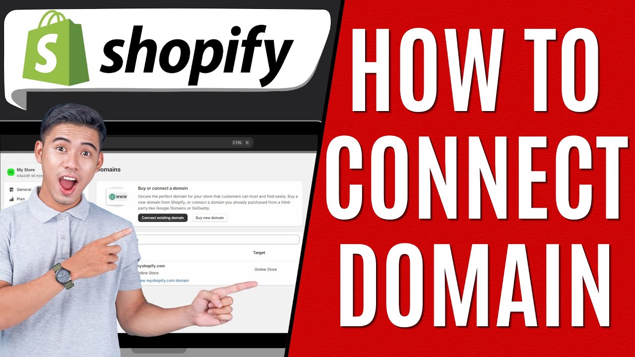 How to Connect Domain to Shopify [Quick Guide] - YouTube
