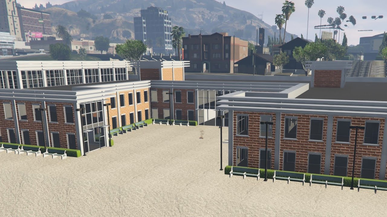 GTAV FIVEM MAP : PubG School By JB DEVELOP - YouTube