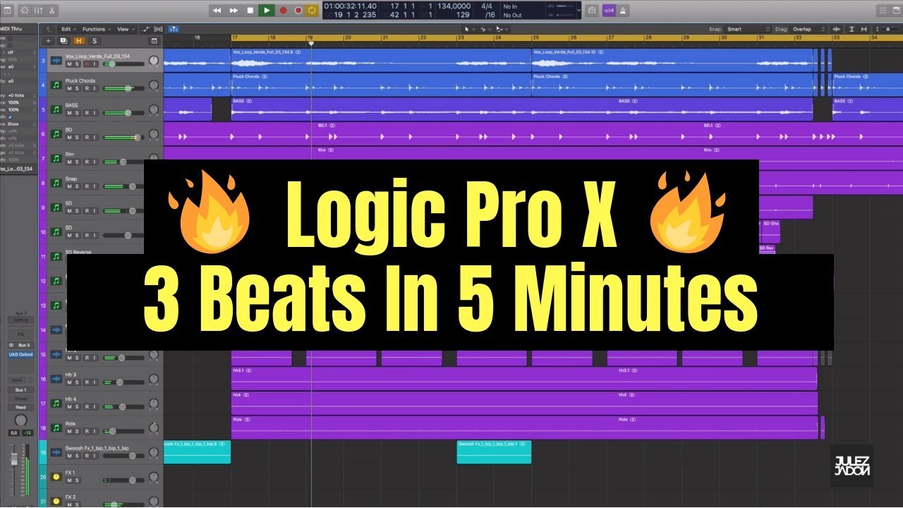 3 Beats In 5 minutes Using Logic Pro X | Sample Pack Review - YouTube